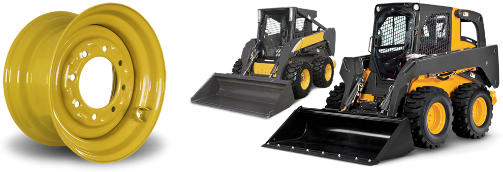 Skid Steer Wheels - 10x16.5 12x16.5 Standard and Heavy Duty