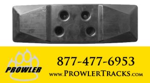 Prowler Excavator Rubber Track Pads, Grouser, Clip, Bolt, Chain