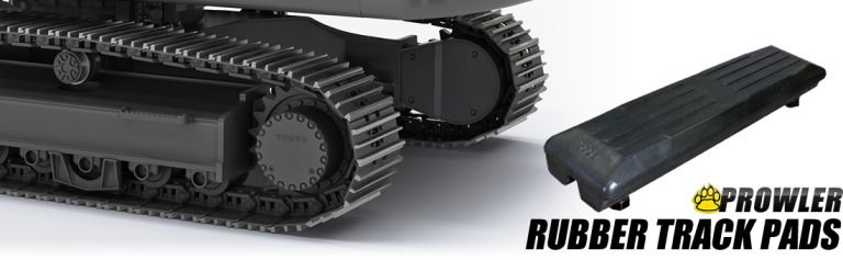 Prowler Excavator Rubber Track Pads, Grouser, Clip, Bolt, Chain