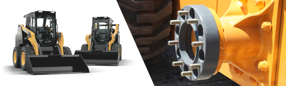 Steel Skid Steer Wheel Spacers | 5/8th" and 9/16th" Studs